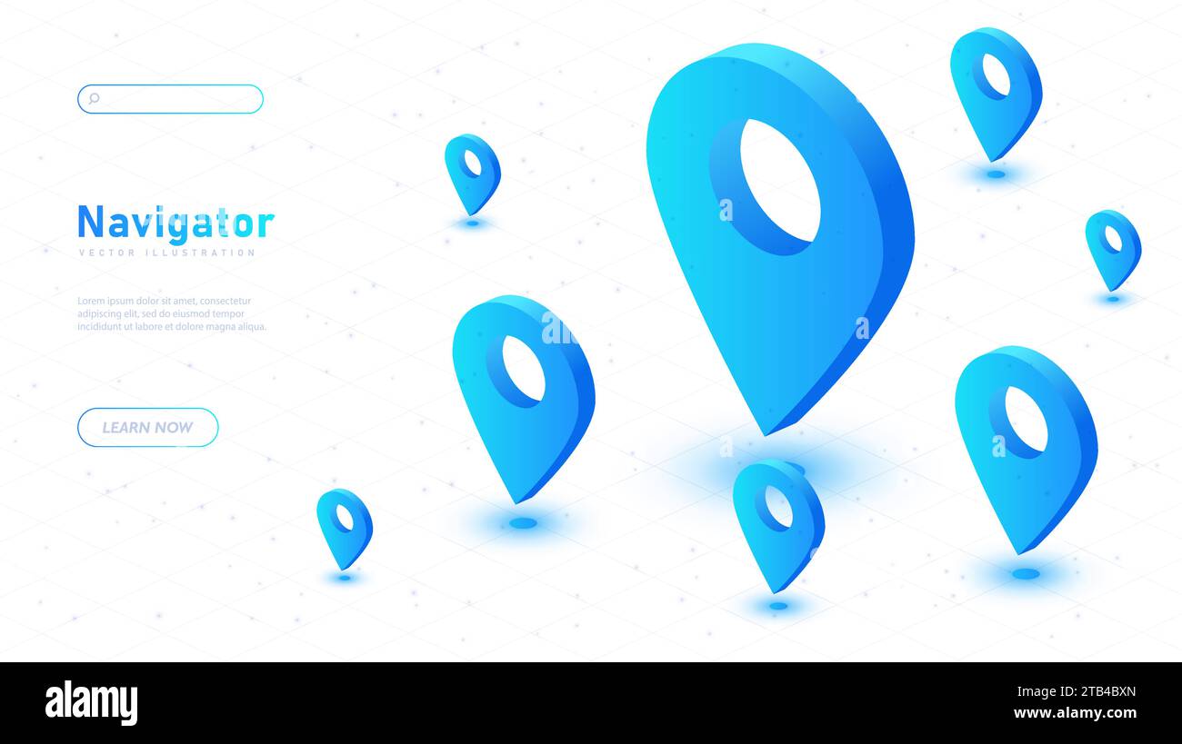 Navigation white poster vector Stock Vector Image & Art - Alamy