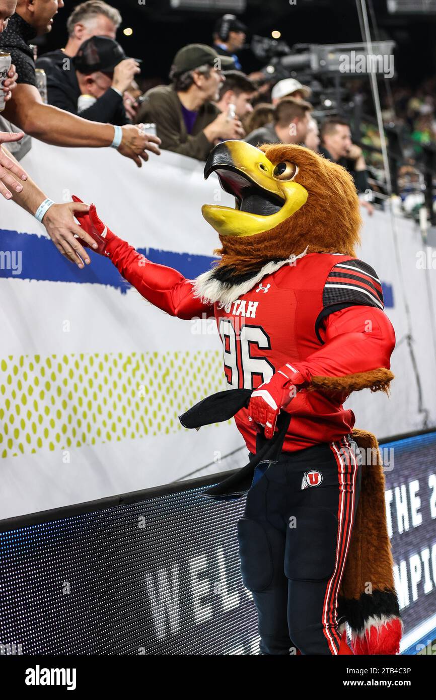 Las Vegas, NV, USA. 01st Dec, 2023. Swoop, the official mascot for the ...