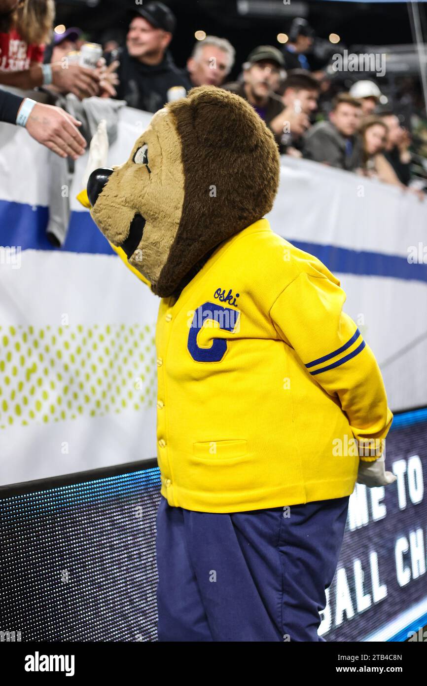 Las Vegas, NV, USA. 01st Dec, 2023. Ski the Bear, the official mascot ...