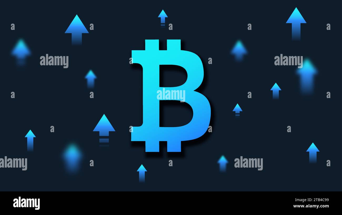 Rise of bitcoin vector concept Stock Vector Image & Art - Alamy