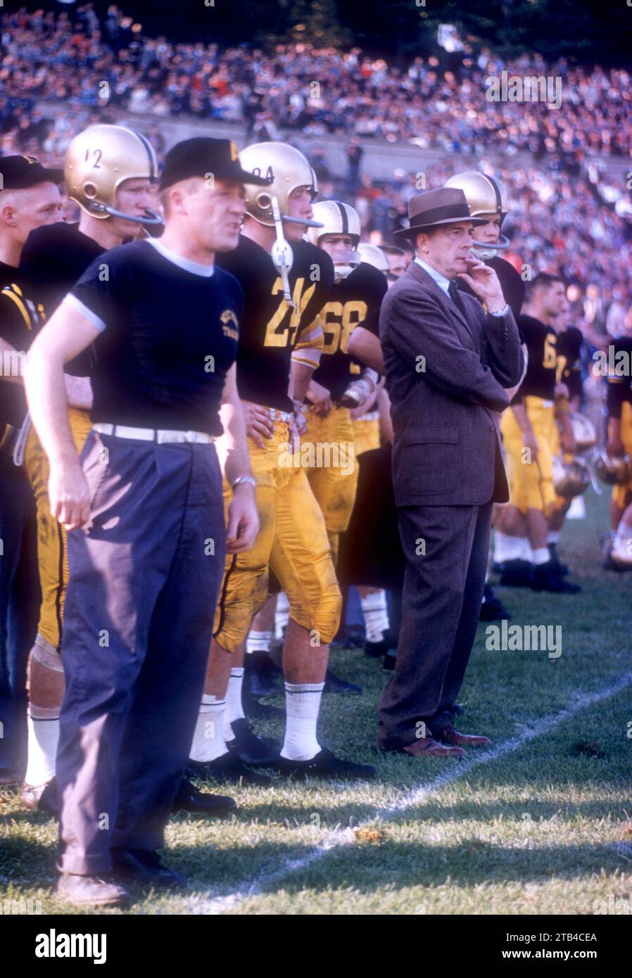 WEST POINT, NY - OCTOBER 4: Head coach Earl 'Red' Blaik, Pete Dawkins ...