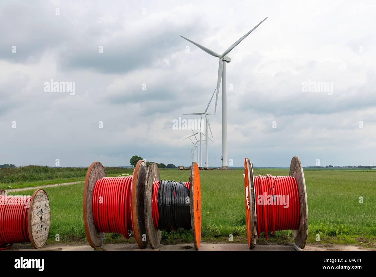 Cable spools hi-res stock photography and images - Alamy