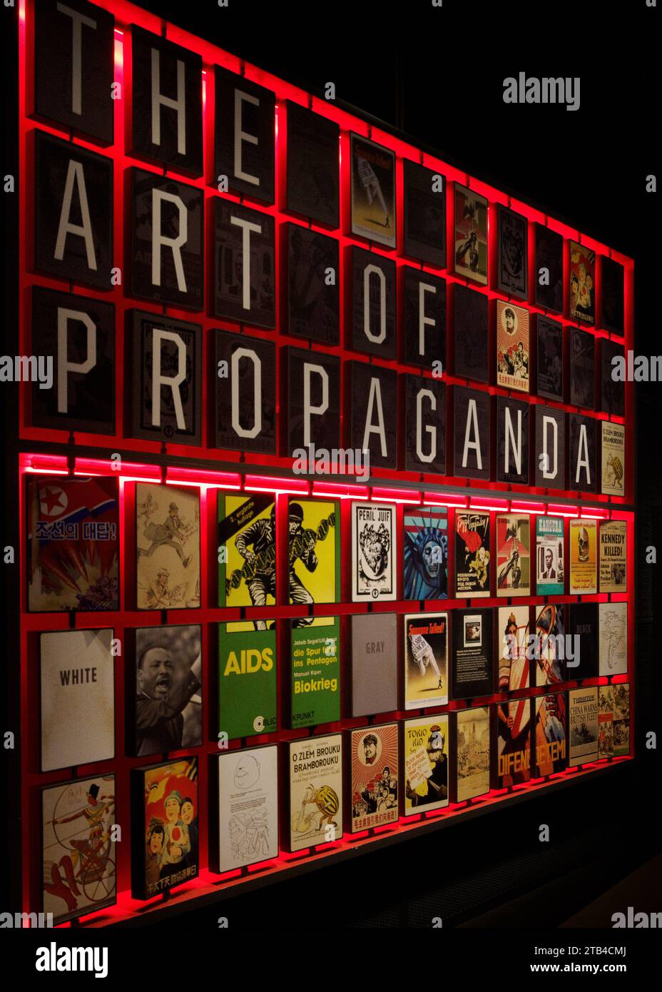 Art of Propaganda display, International Spy Museum, Washington, DC ...