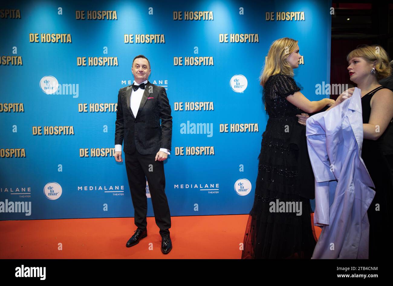 AMSTERDAM - Jeremy Baker on the red carpet for the premiere of the ...