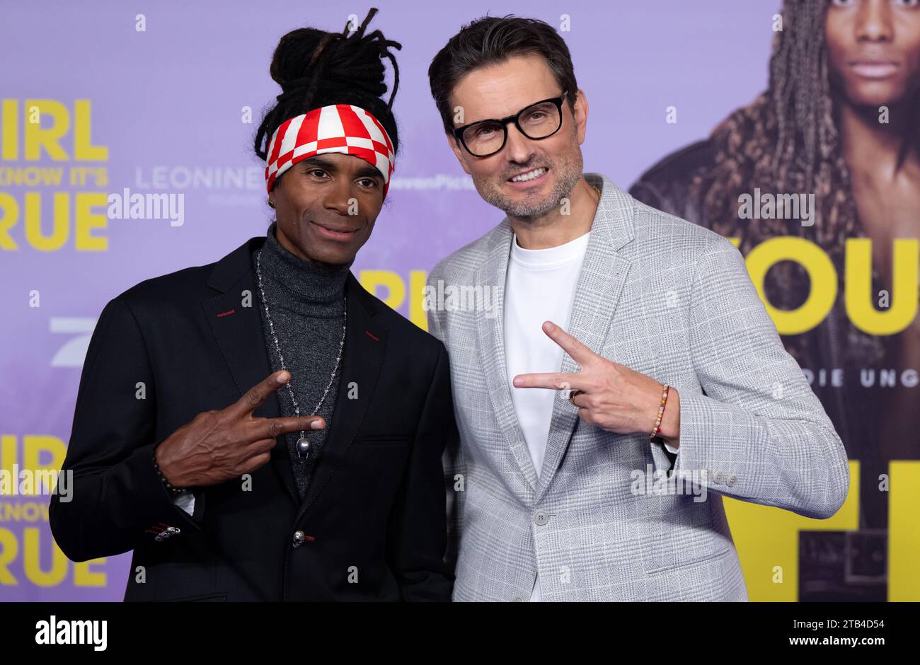 Munich, Germany. 04th Dec, 2023. Simon Verhoeven (r), director, and ...