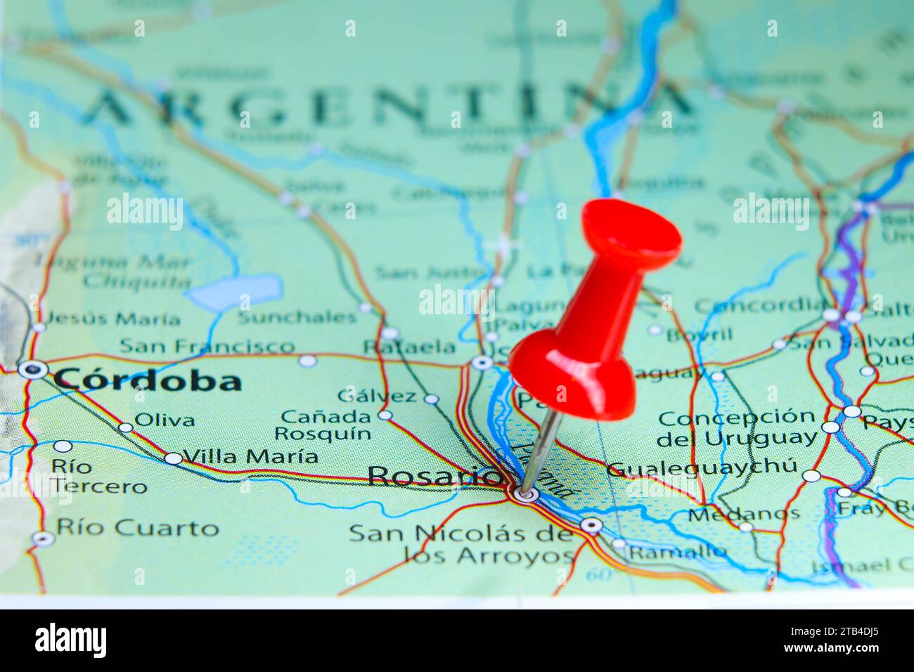 Map of rosario hi-res stock photography and images - Alamy