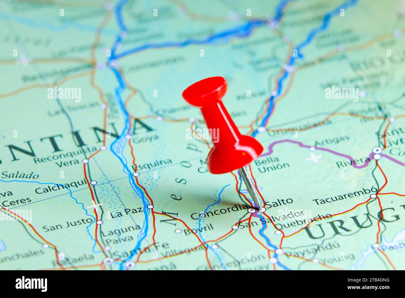 Salto map hi-res stock photography and images - Alamy