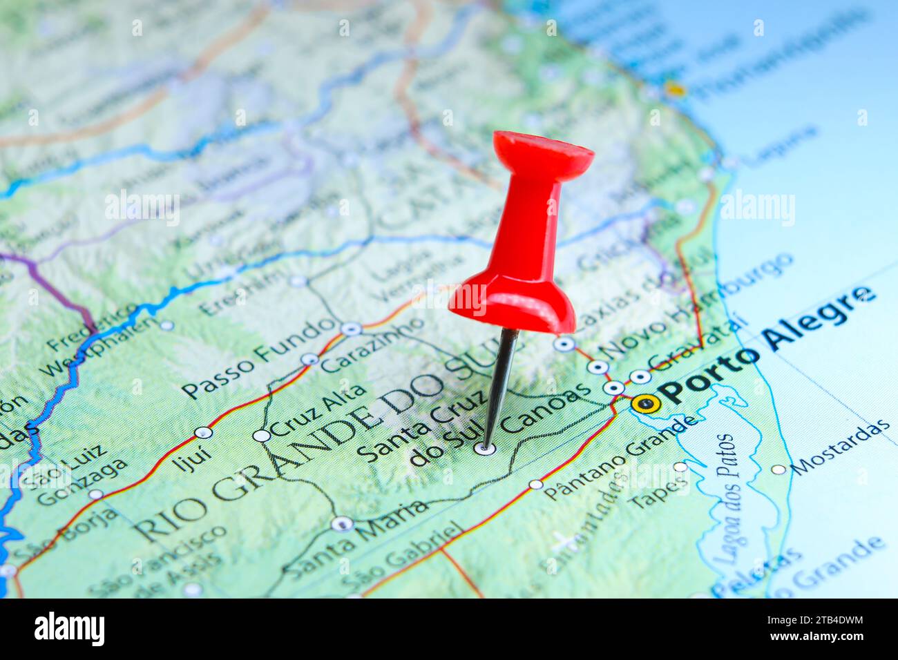 America do sul map hi-res stock photography and images - Alamy