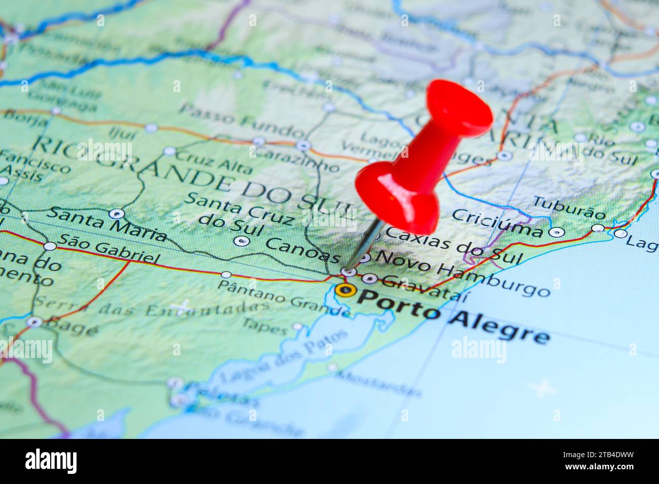 Brazil village map hi-res stock photography and images - Alamy