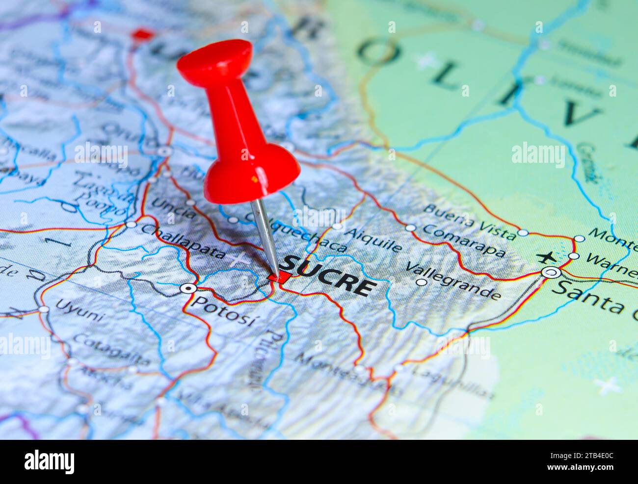 Map of sucre hi-res stock photography and images - Alamy