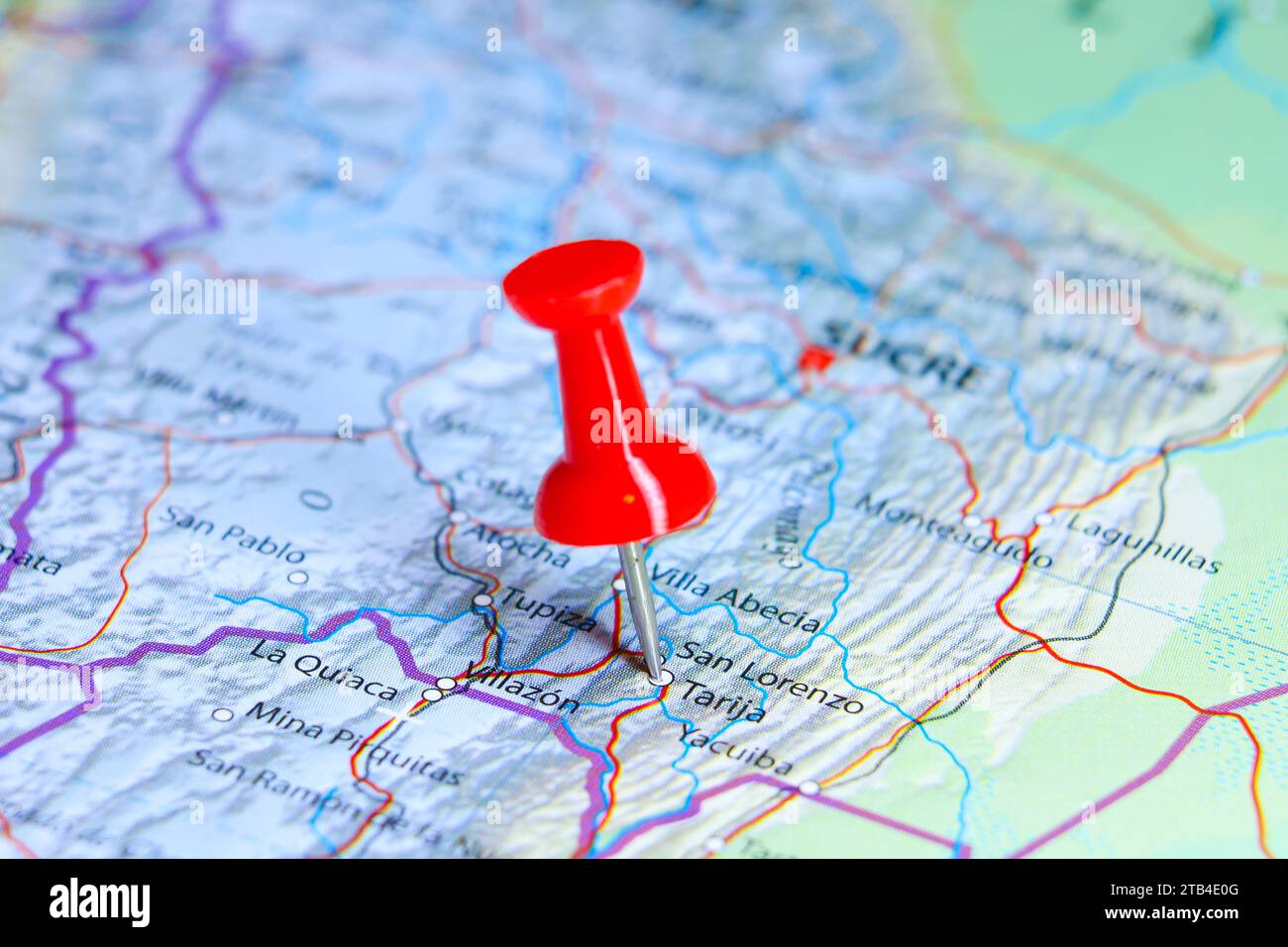 Tarija map hi-res stock photography and images - Alamy