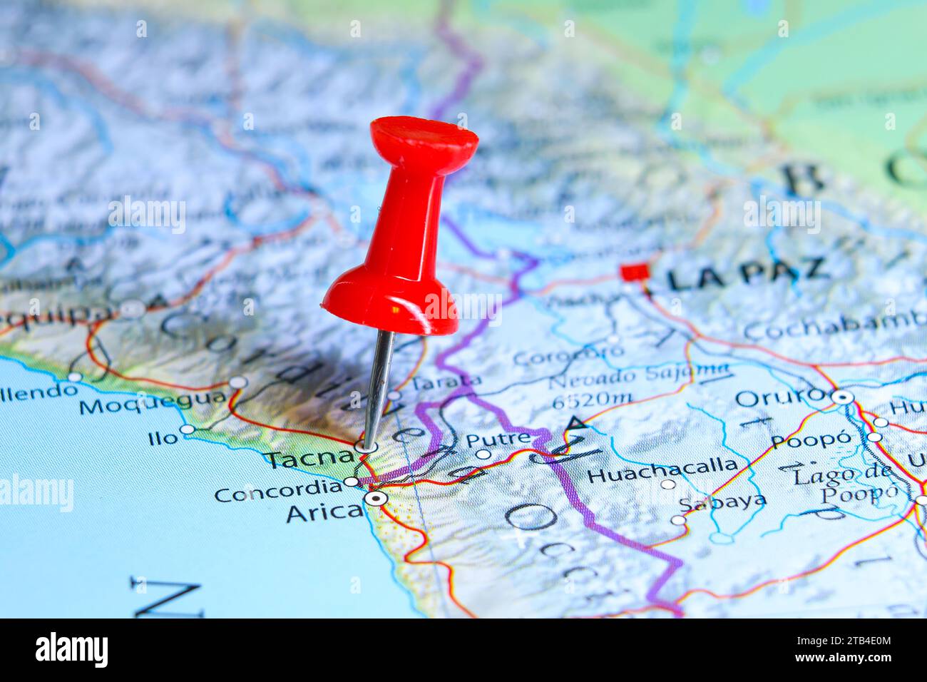 Map of tacna hi-res stock photography and images - Alamy
