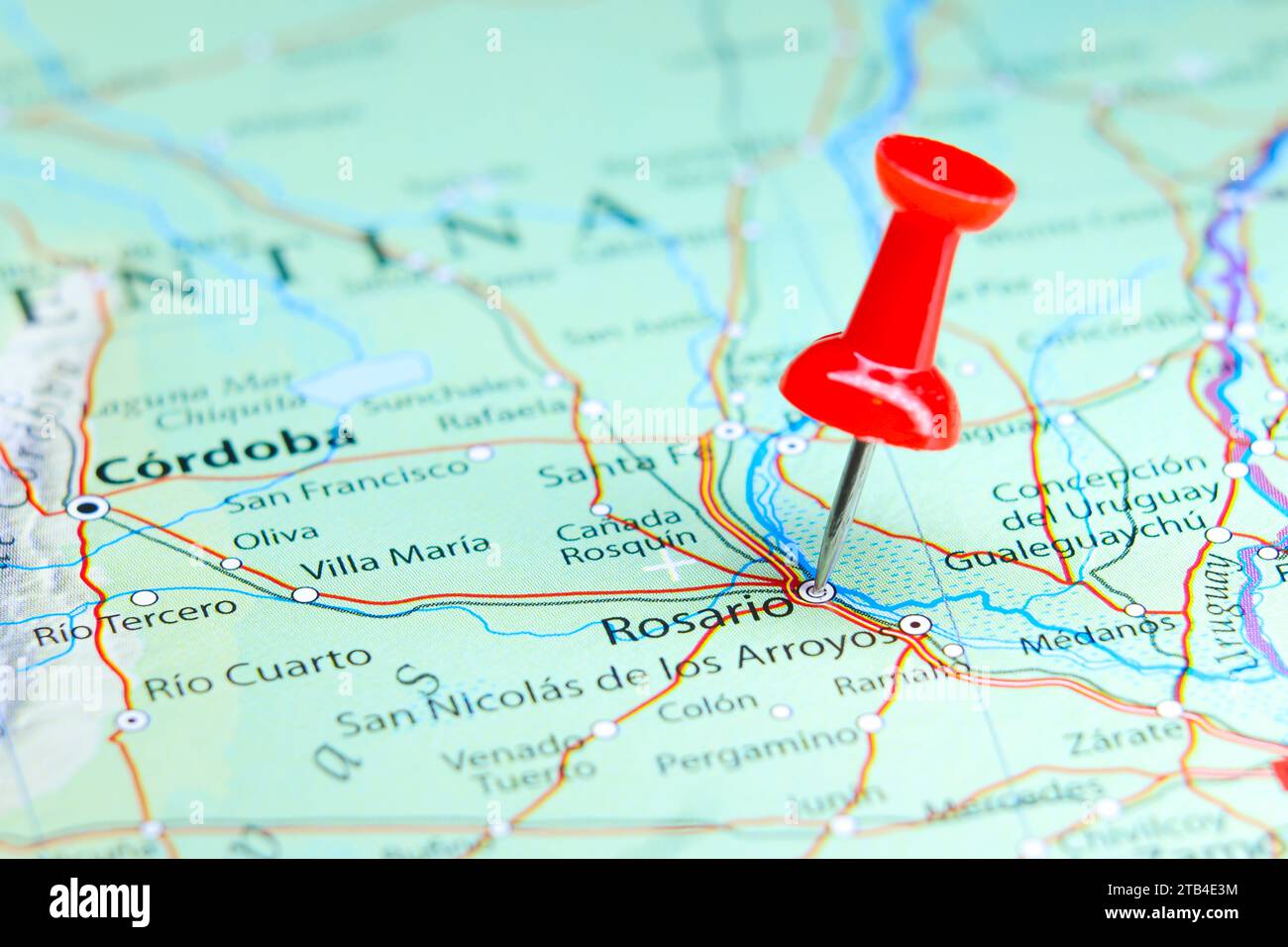 Rosario map hi-res stock photography and images - Alamy