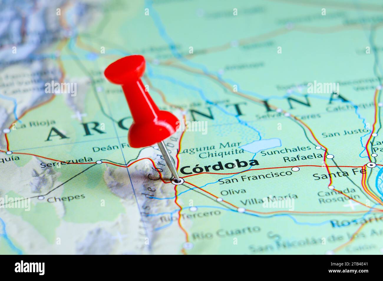 Cordoba argentina map hi-res stock photography and images - Alamy
