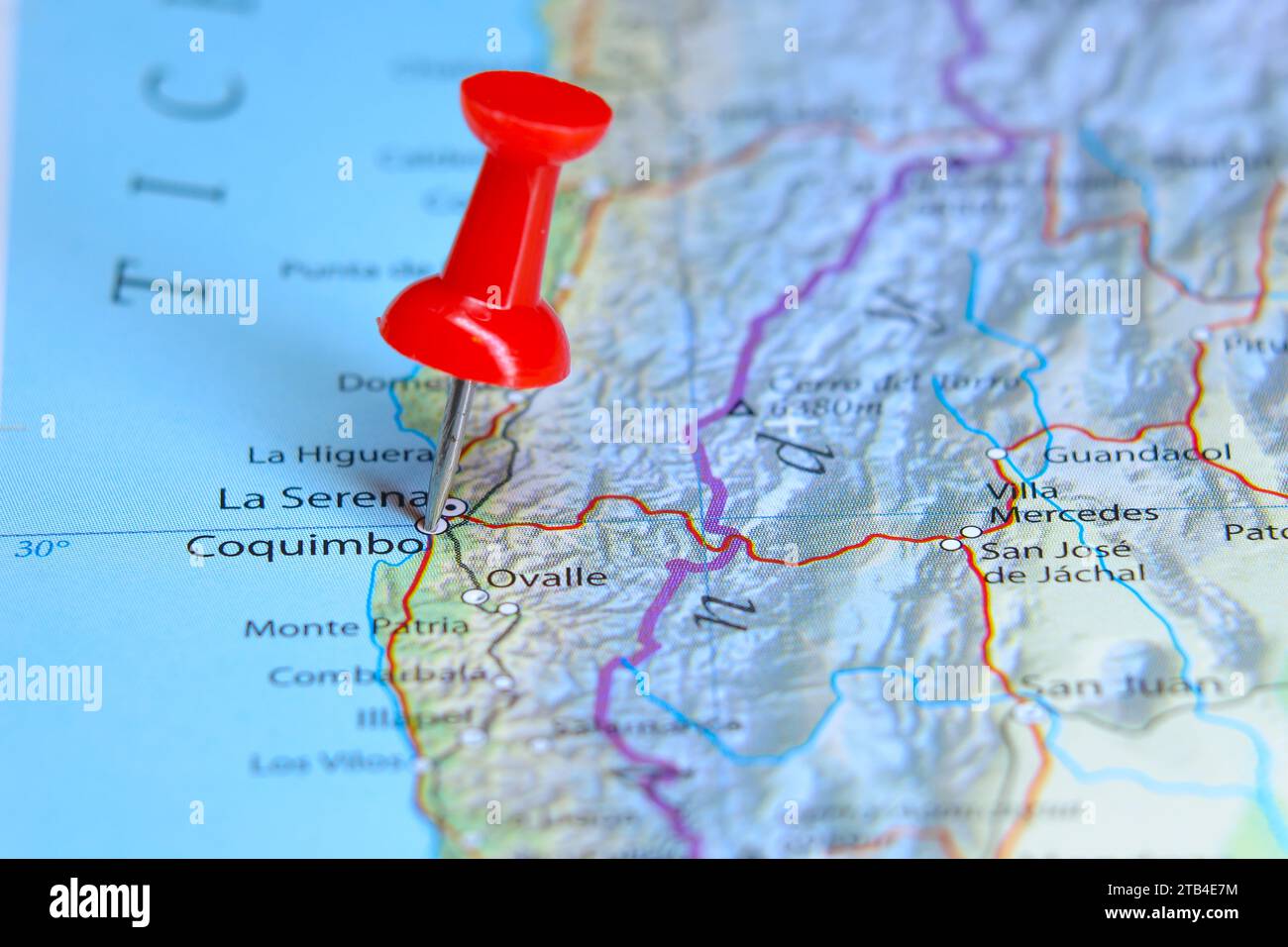 Map of coquimbo hi-res stock photography and images - Alamy