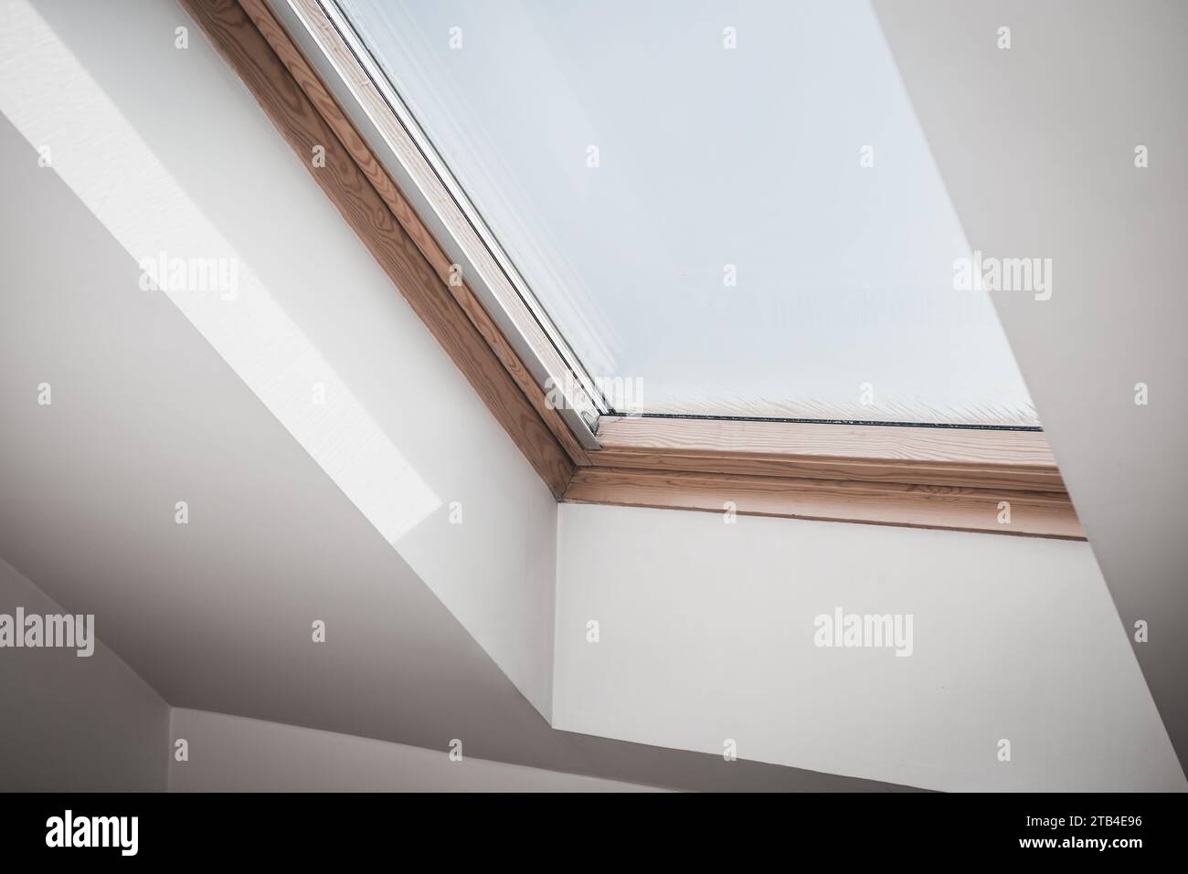 Roof window in the modern house Stock Photo - Alamy