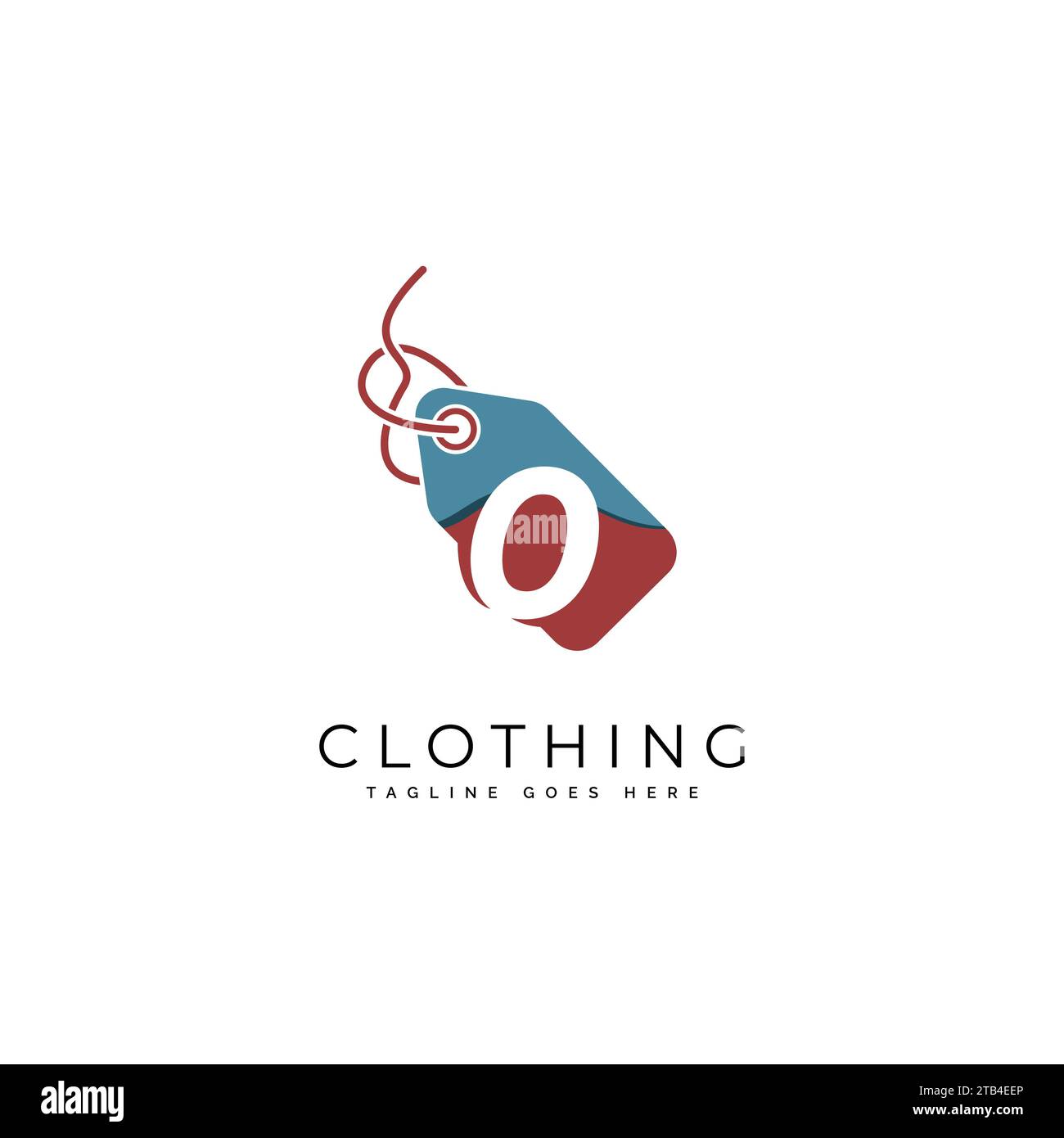 Shopping Tag Logo icon symbol with Letter O. Alphabet O Vector logo ...