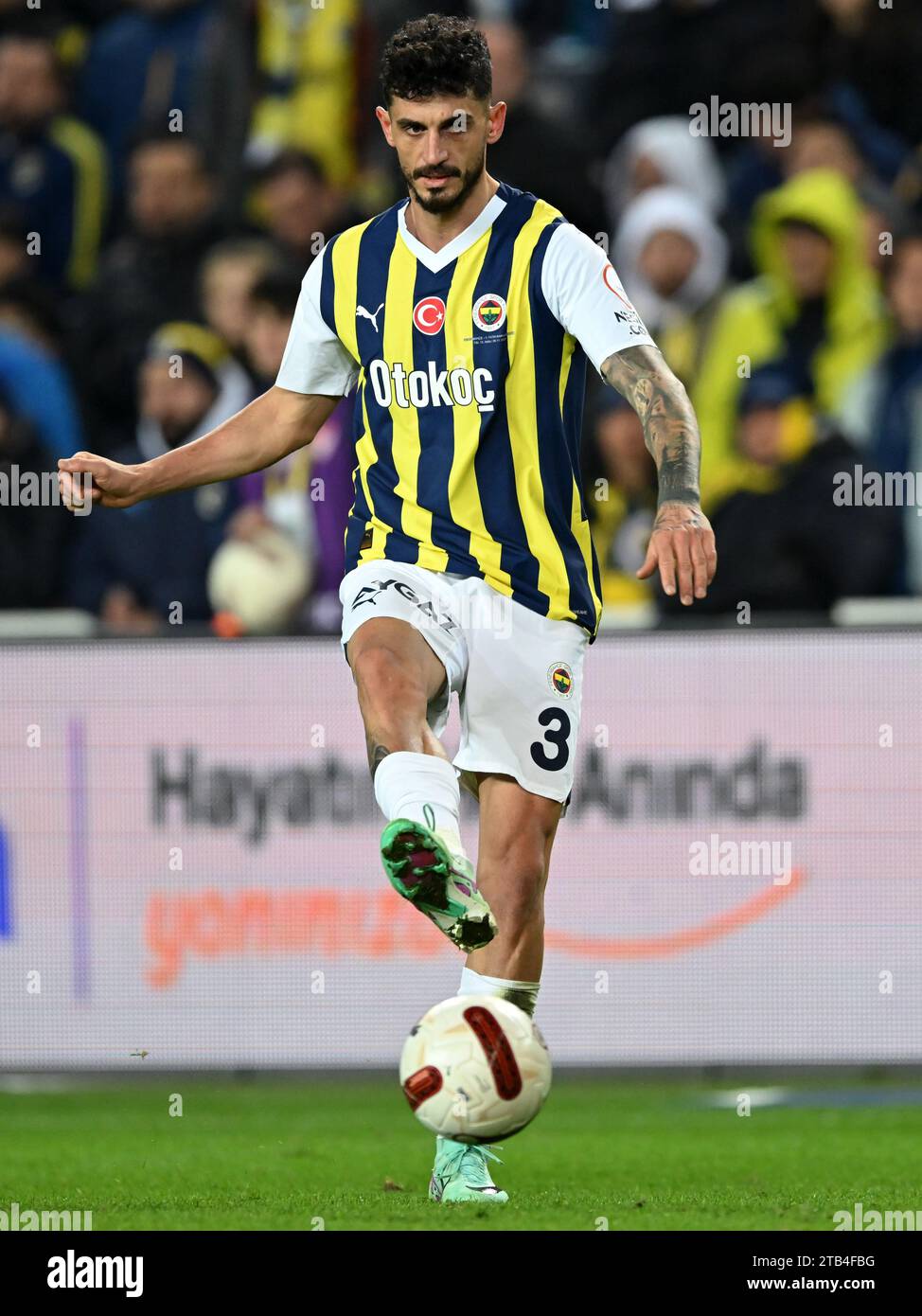 ISTANBUL - Samet Akaydin of Fenerbahce SK during the Turkish Superlig ...