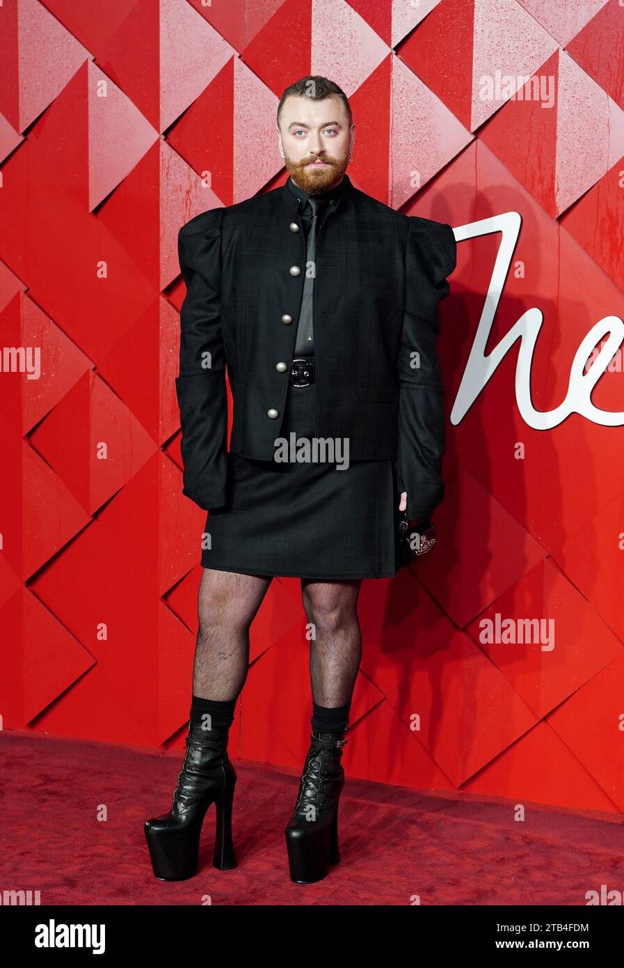 Sam Smith attending the Fashion Awards 2023 presented by Pandora held ...