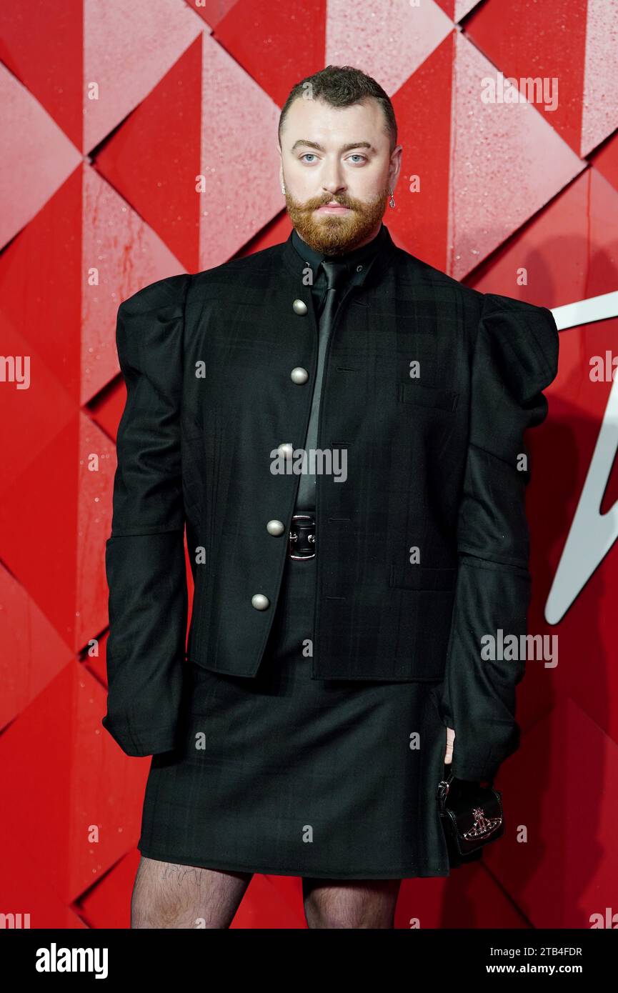 Sam Smith attending the Fashion Awards 2023 presented by Pandora held ...