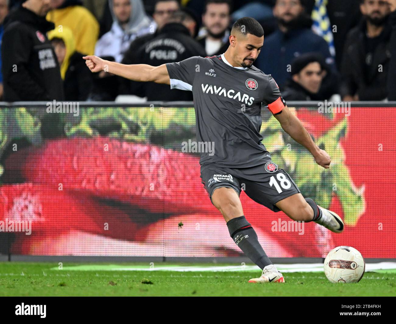 ISTANBUL - Munir Mercan of Vavacars Fatih Karagumruk during the Turkish ...