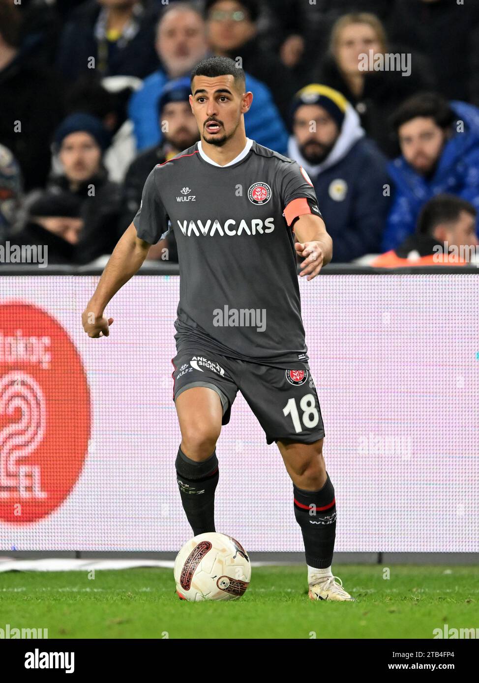 ISTANBUL - Munir Mercan of Vavacars Fatih Karagumruk during the Turkish ...