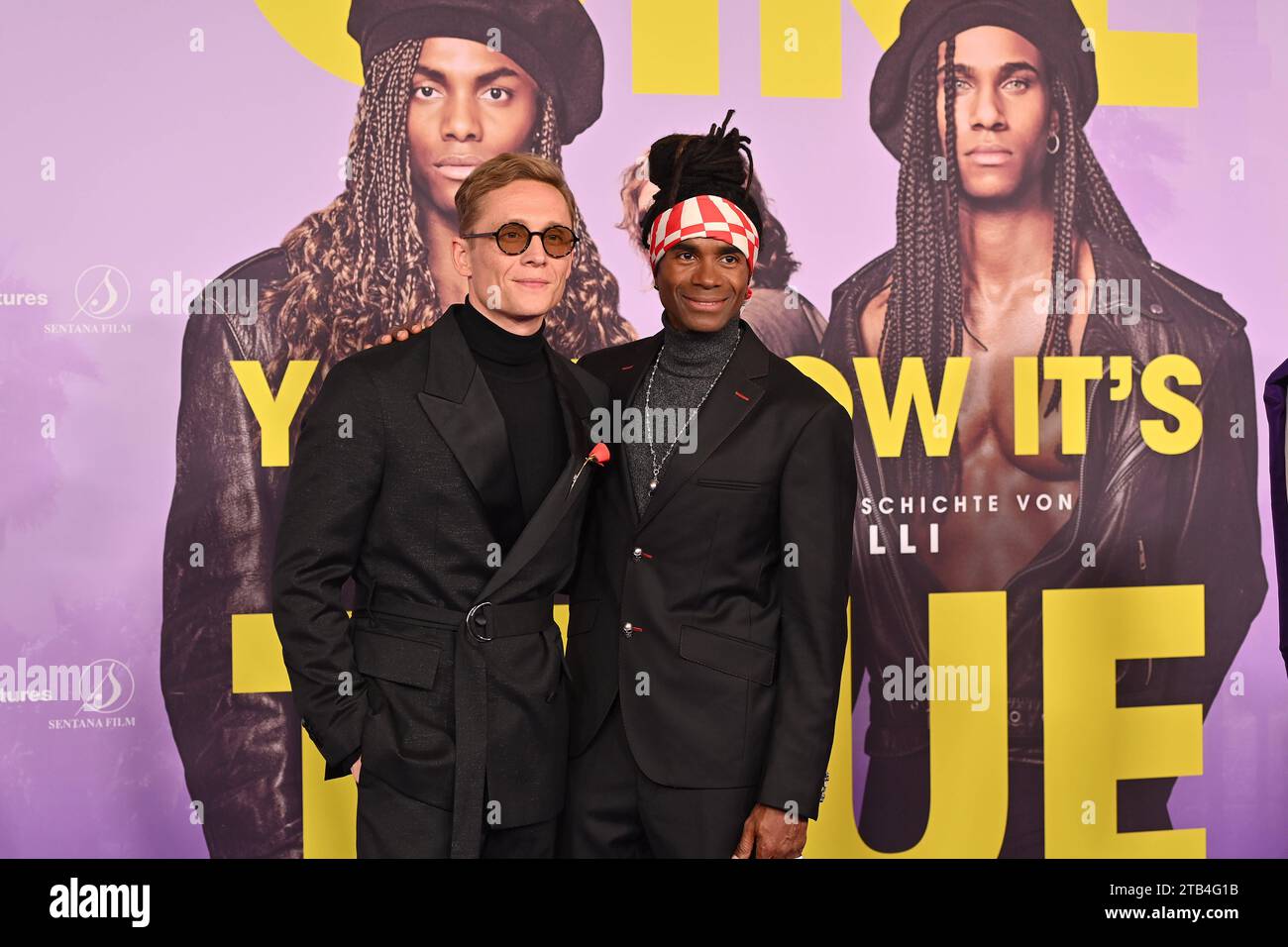 v.li:Matthais SCHWEIGHOEFER Schauspieler, Fabrice MORVAN ehemaliges ...