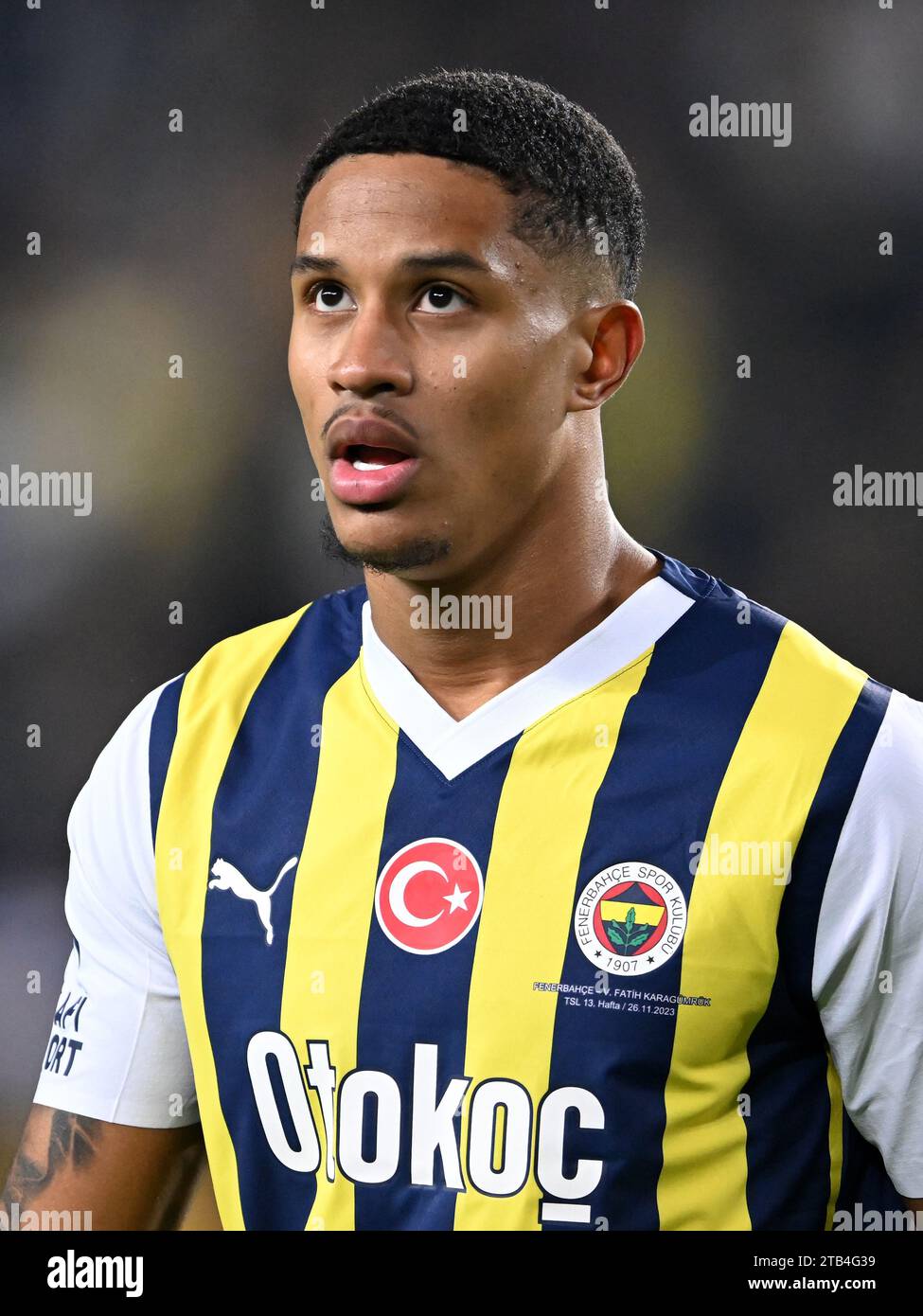 ISTANBUL - Jayden Oosterwolde of Fenerbahce SK during the Turkish ...