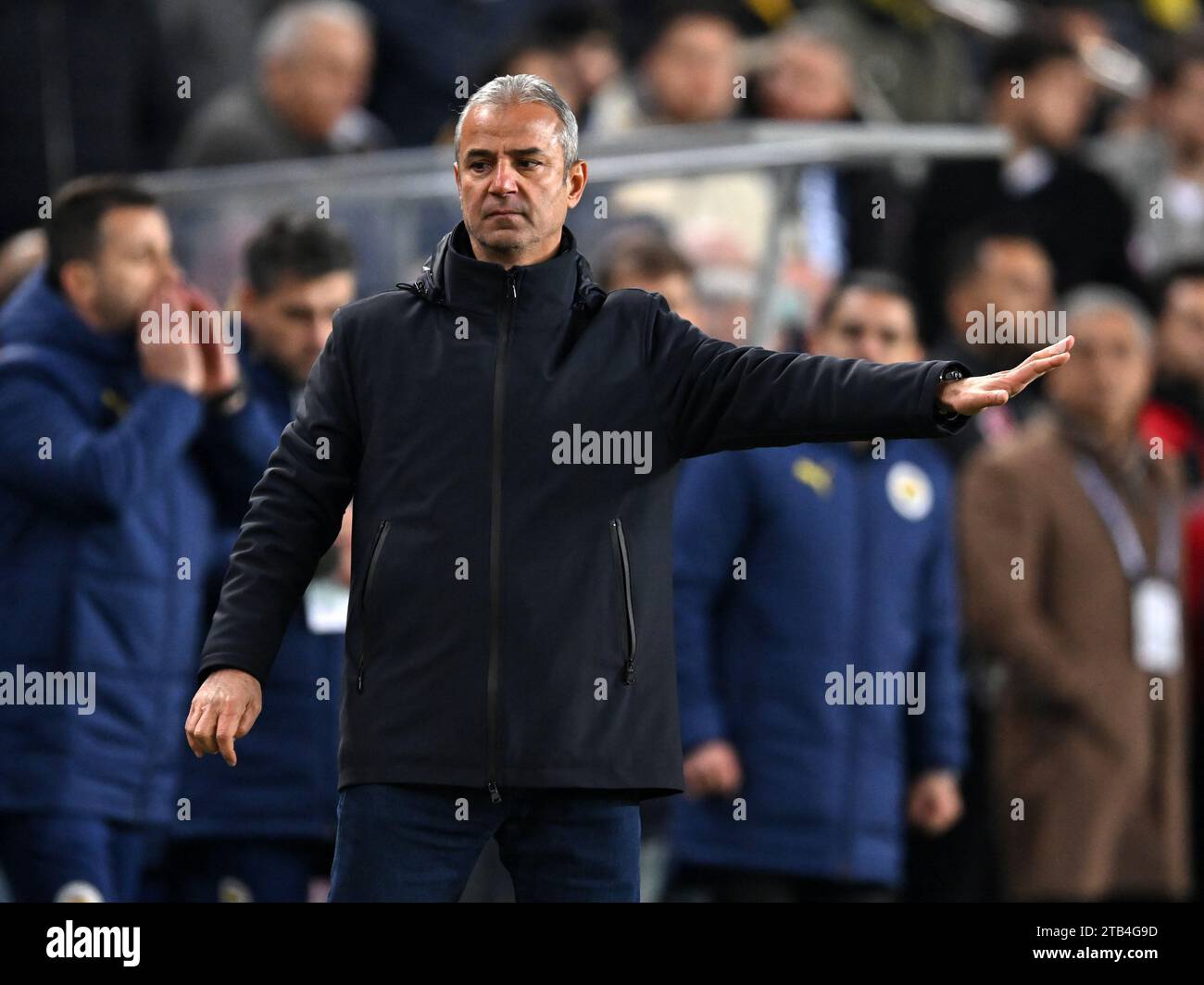 ISTANBUL - Fenerbahce SK trainer coach Ismail Kartal during the Turkish ...