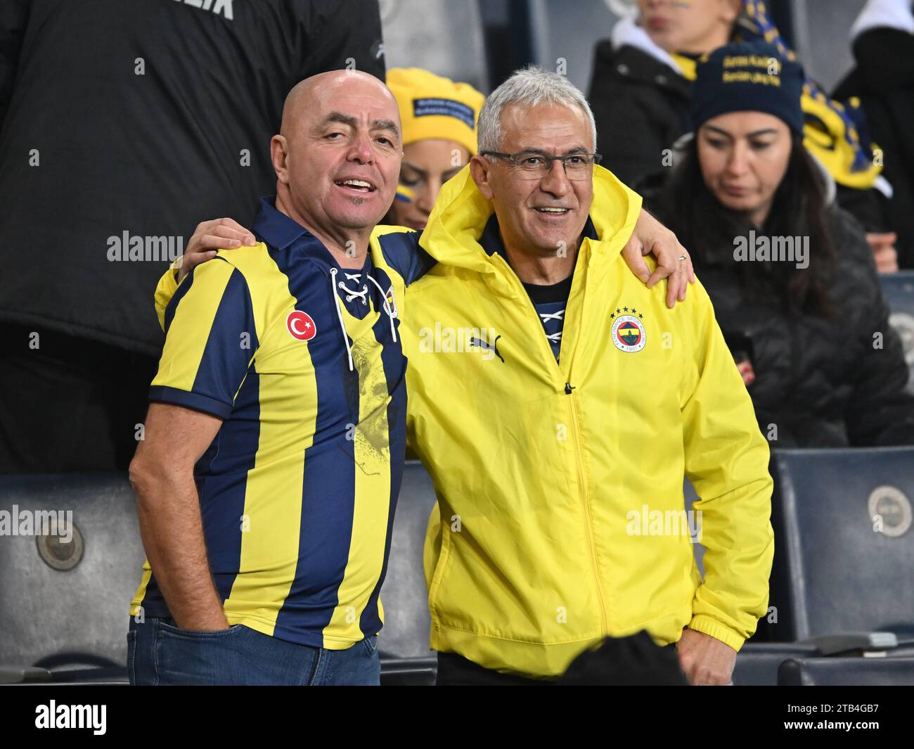 ISTANBUL - Fenerbahce supporters during the Turkish Superlig match ...