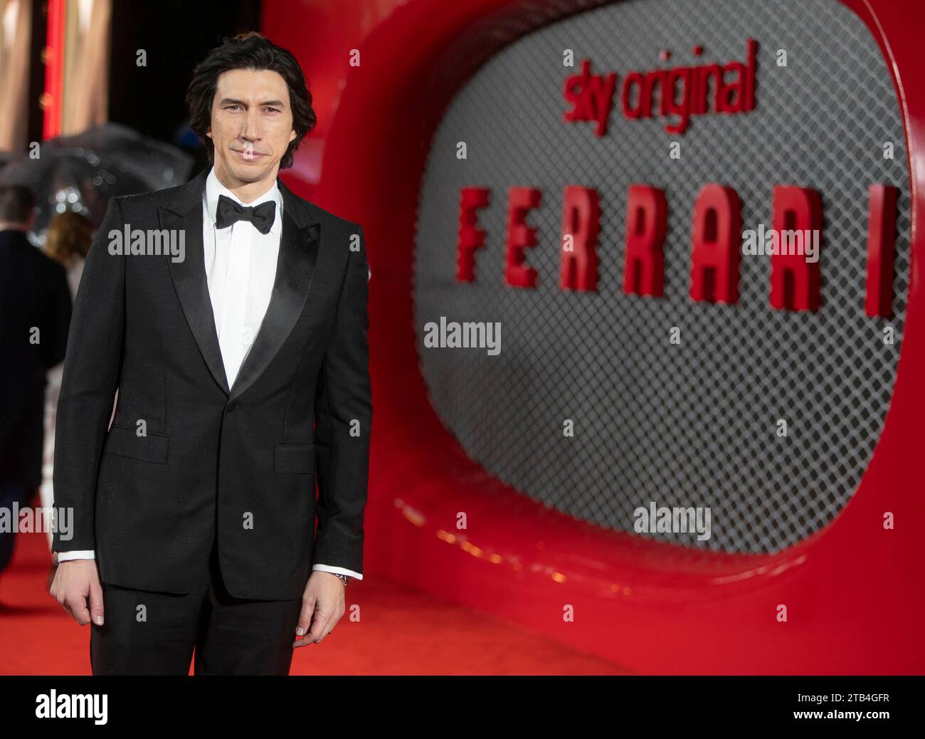 Adam Driver arrives for the premiere of Ferrari at Odeon Luxe ...