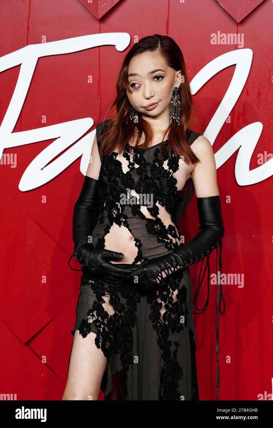 Nikki Lilly attending the Fashion Awards 2023 presented by Pandora held ...