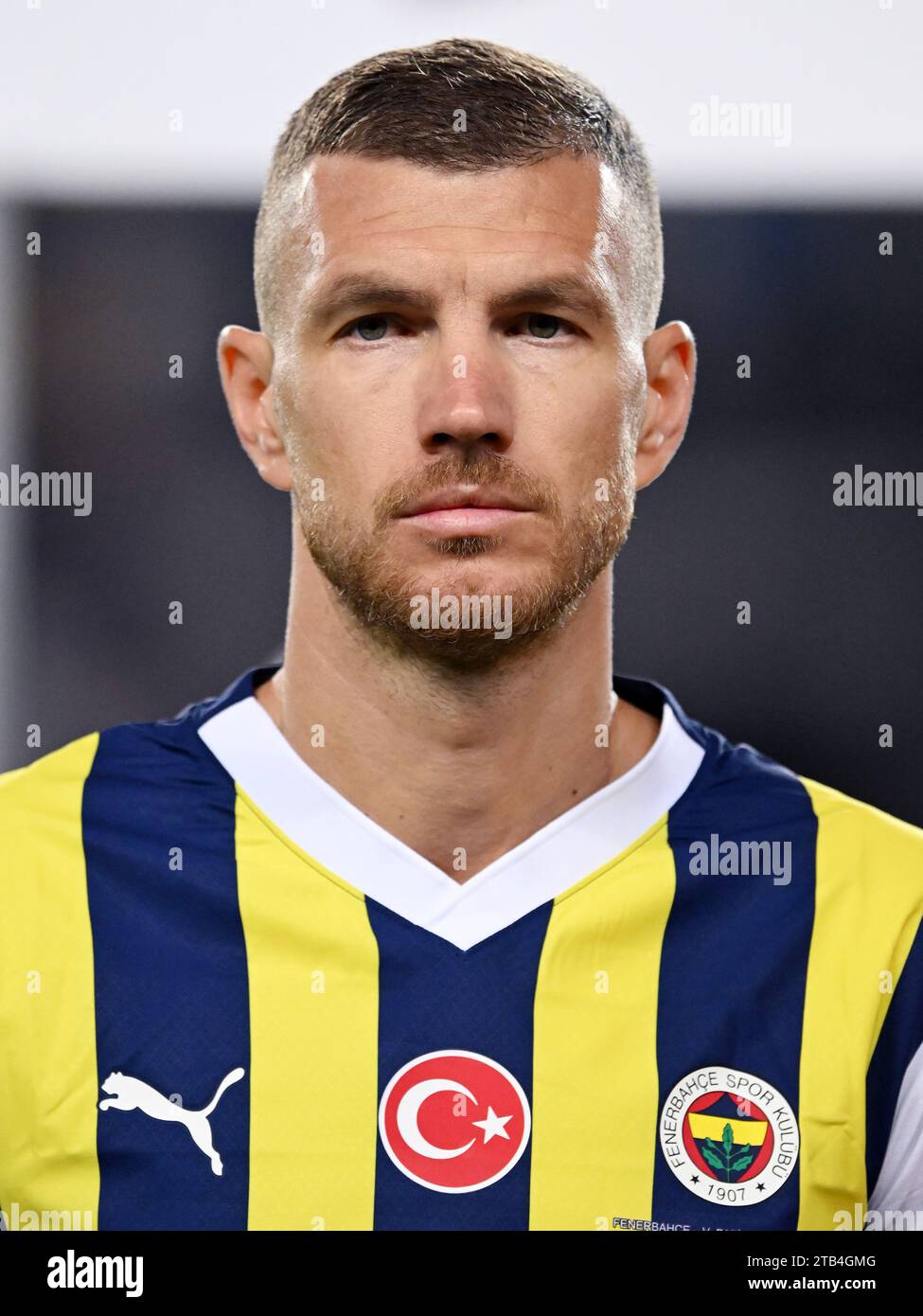 ISTANBUL - Edin Dzeko of Fenerbahce SK during the Turkish Superlig ...
