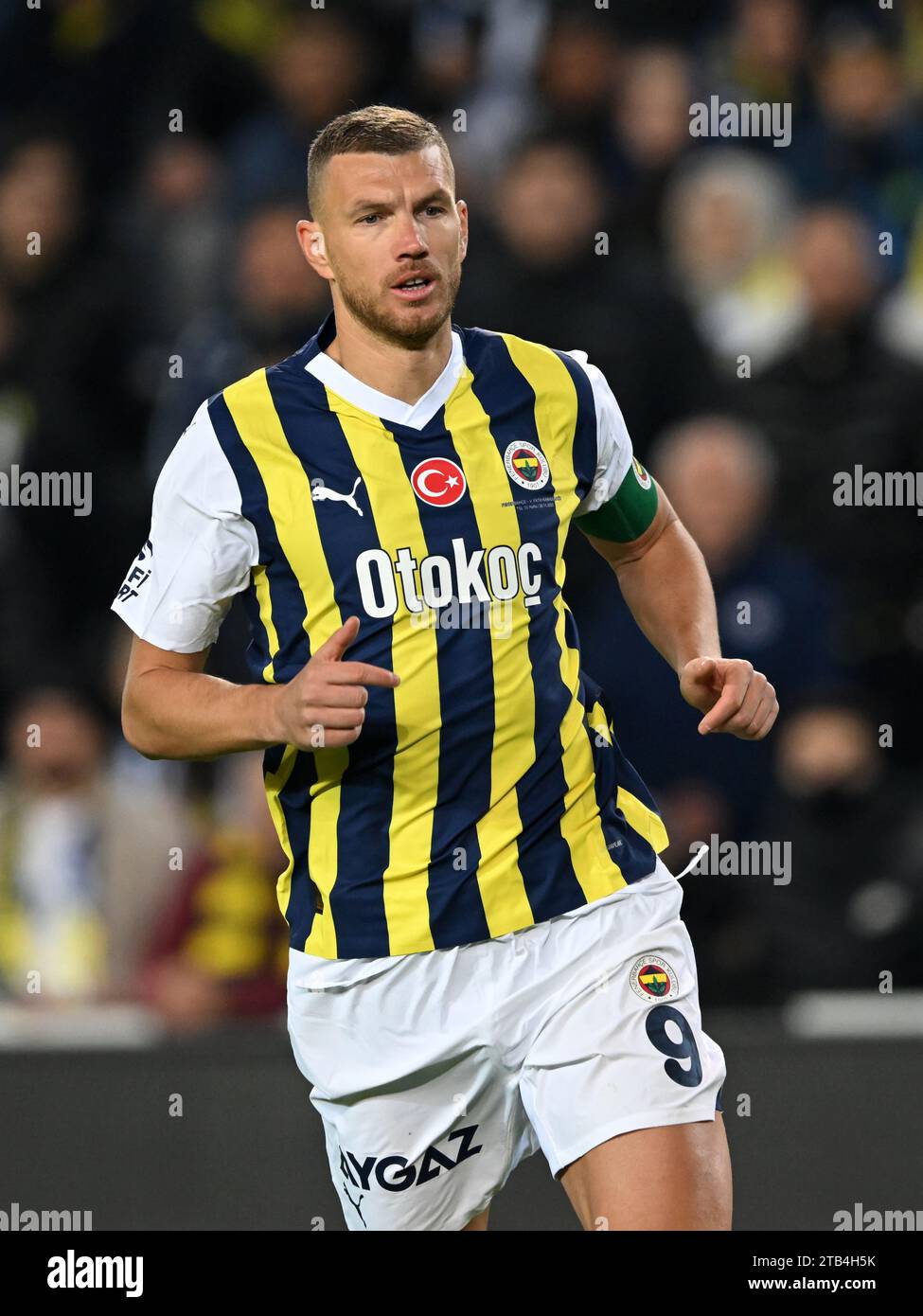 ISTANBUL - Edin Dzeko of Fenerbahce SK during the Turkish Superlig ...