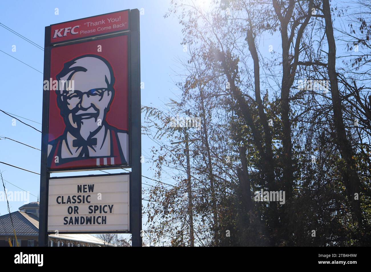 Kfc drive thru signage hi-res stock photography and images - Alamy