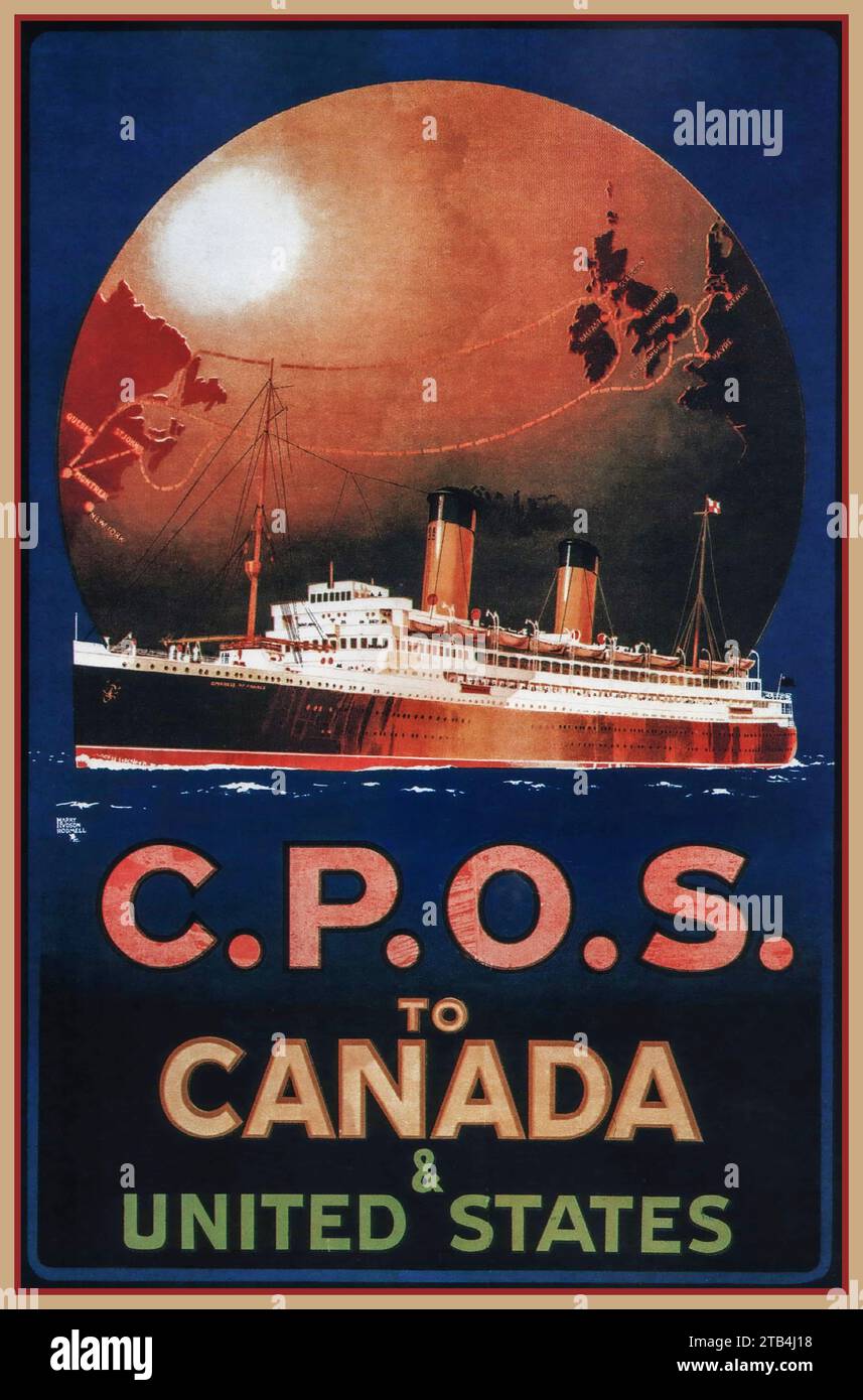 Canadian pacific steamship hi-res stock photography and images - Alamy