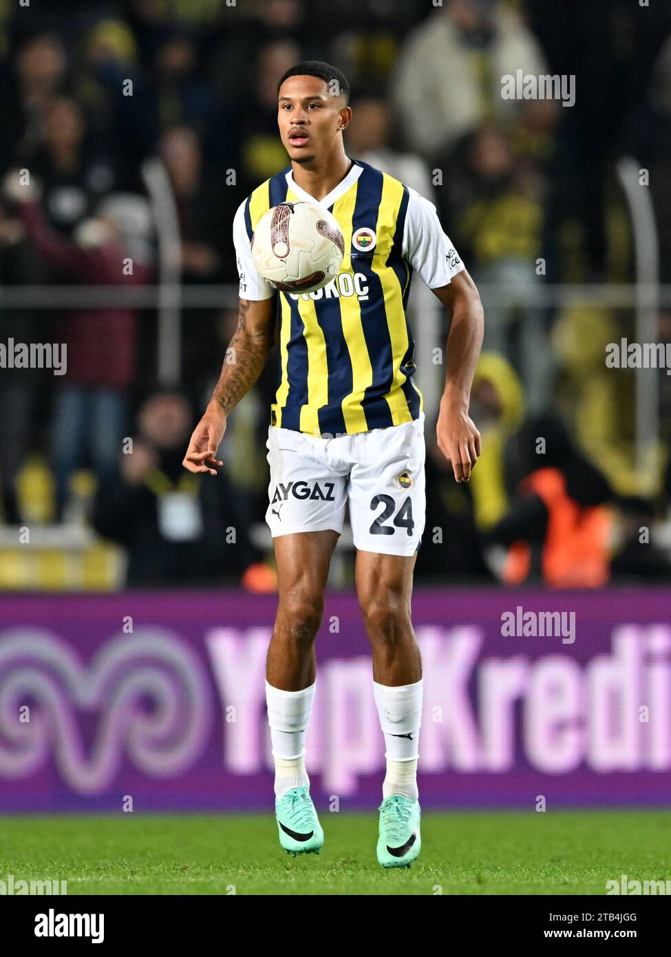 ISTANBUL - Jayden Oosterwolde of Fenerbahce SK during the Turkish ...