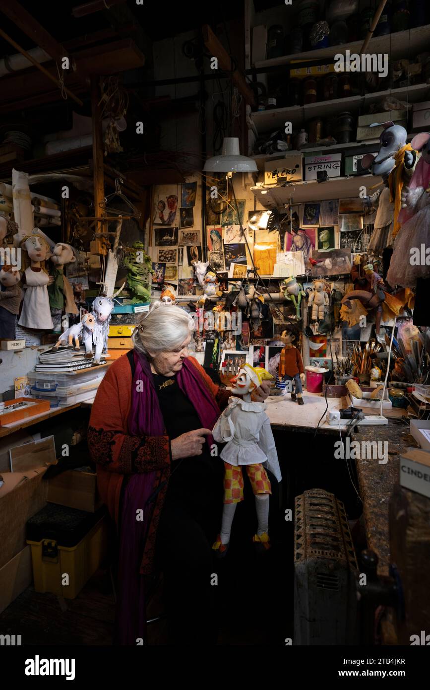 Renowned puppetry artist Lyndie Wright opens her workshop showcasing ...