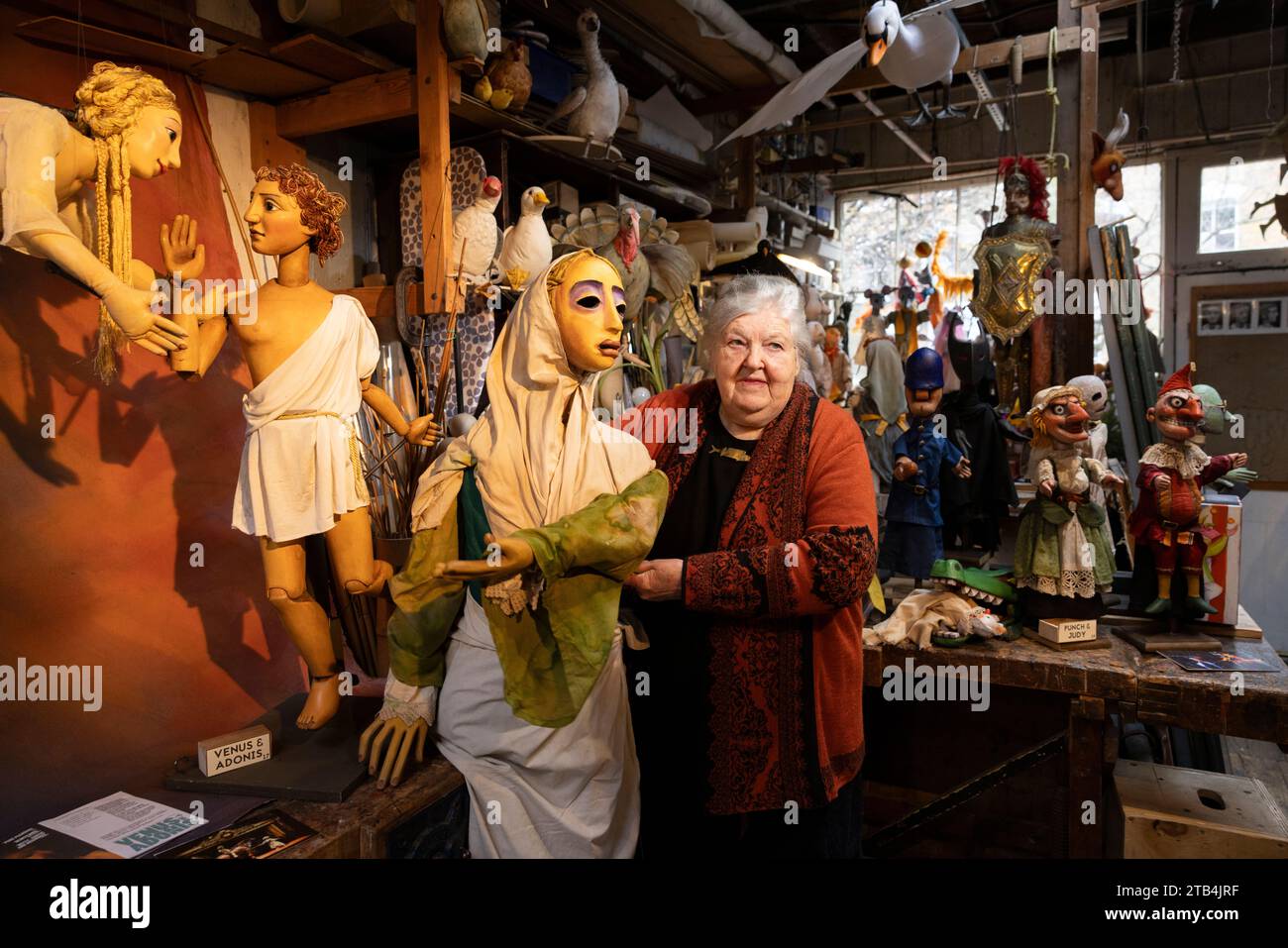 Renowned puppetry artist Lyndie Wright opens her workshop showcasing ...