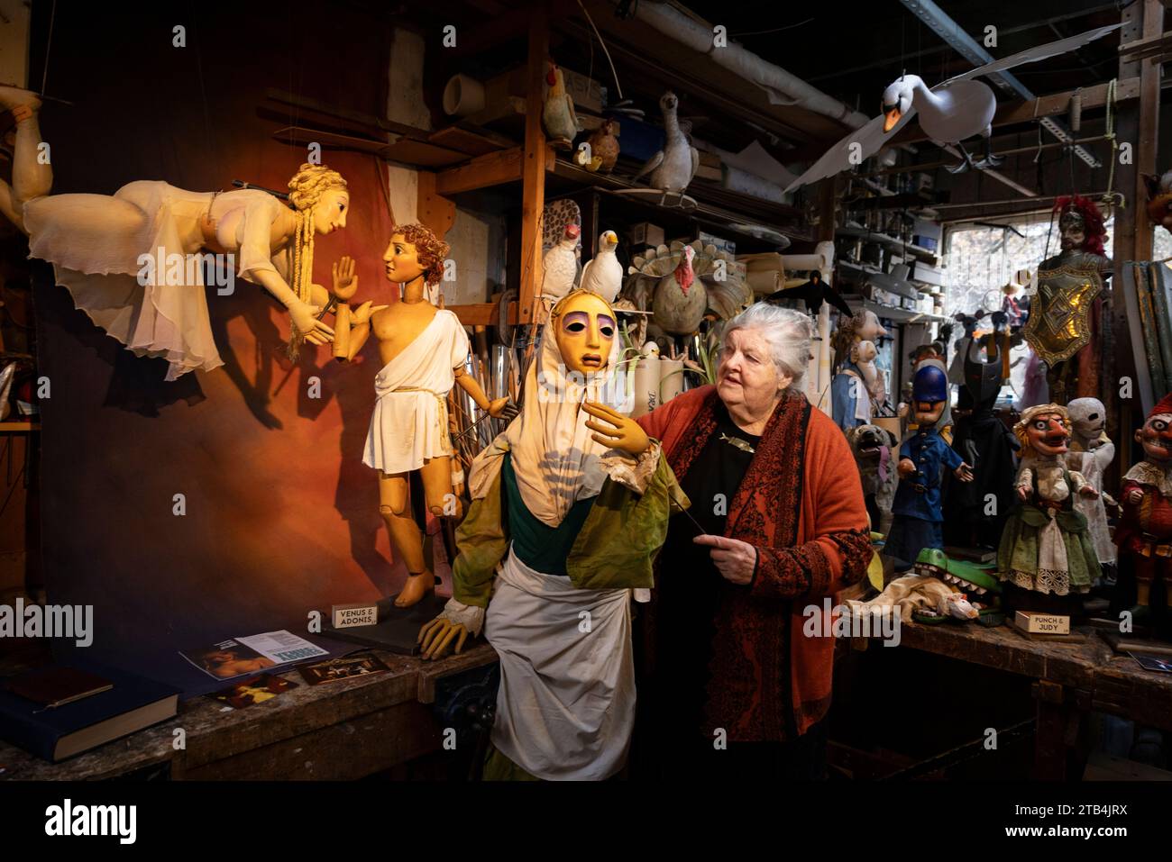 Renowned puppetry artist Lyndie Wright opens her workshop showcasing ...