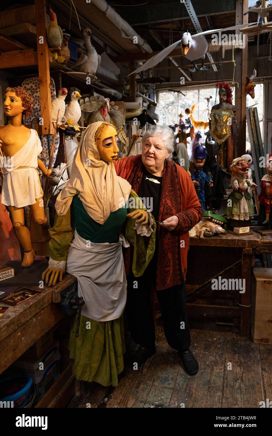 Renowned puppetry artist Lyndie Wright opens her workshop showcasing ...