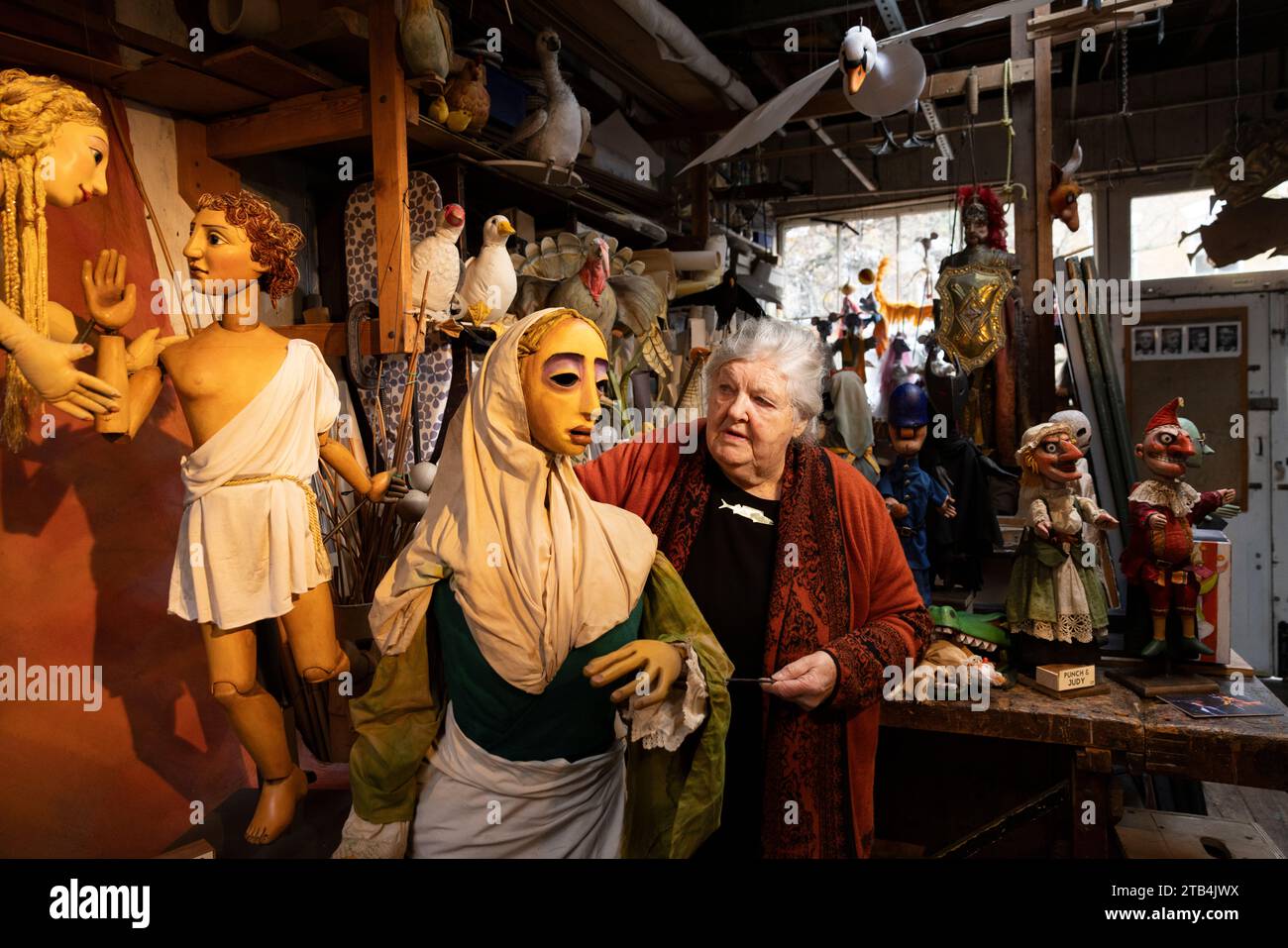 Renowned puppetry artist Lyndie Wright opens her workshop showcasing ...