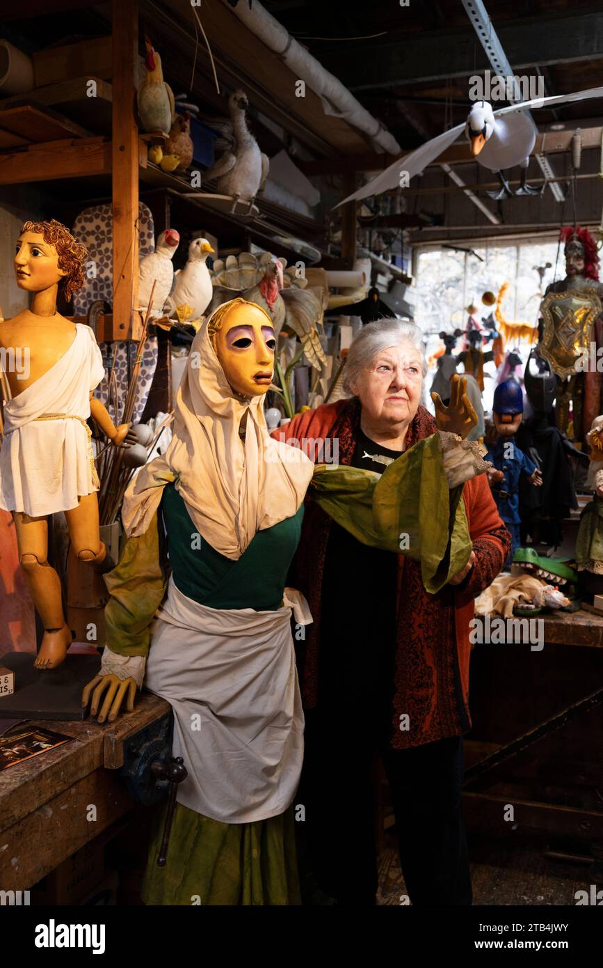 Renowned puppetry artist Lyndie Wright opens her workshop showcasing ...