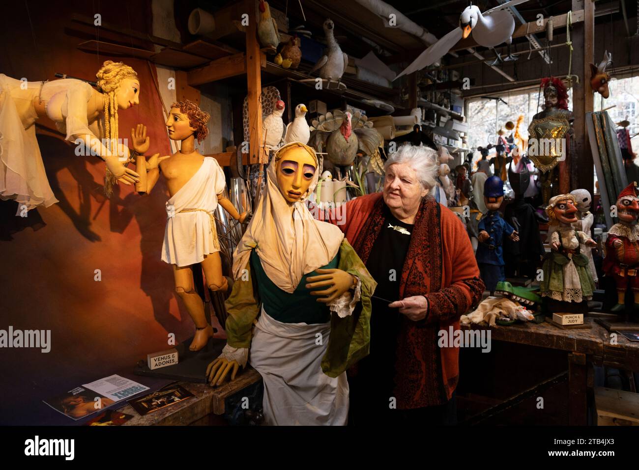 Renowned puppetry artist Lyndie Wright opens her workshop showcasing ...