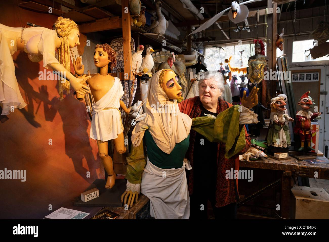 Renowned puppetry artist Lyndie Wright opens her workshop showcasing ...