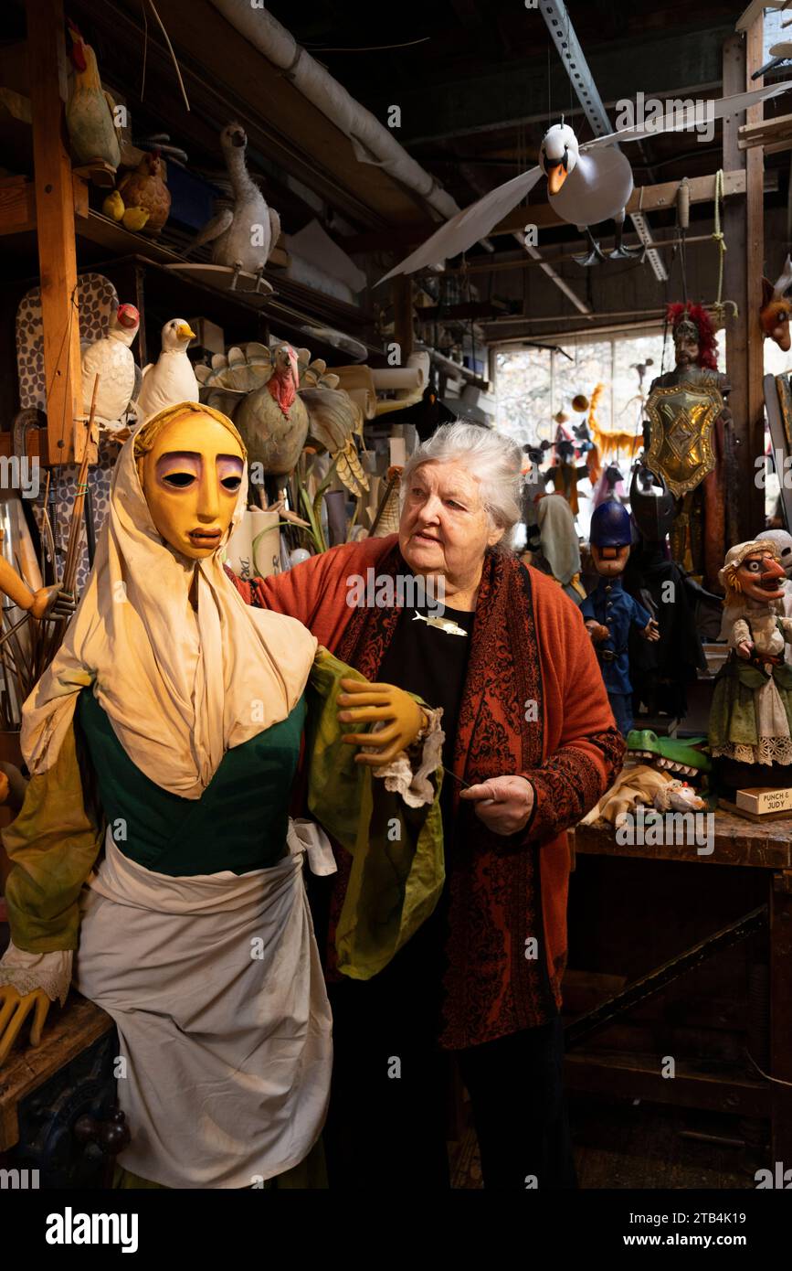 Renowned puppetry artist Lyndie Wright opens her workshop showcasing ...