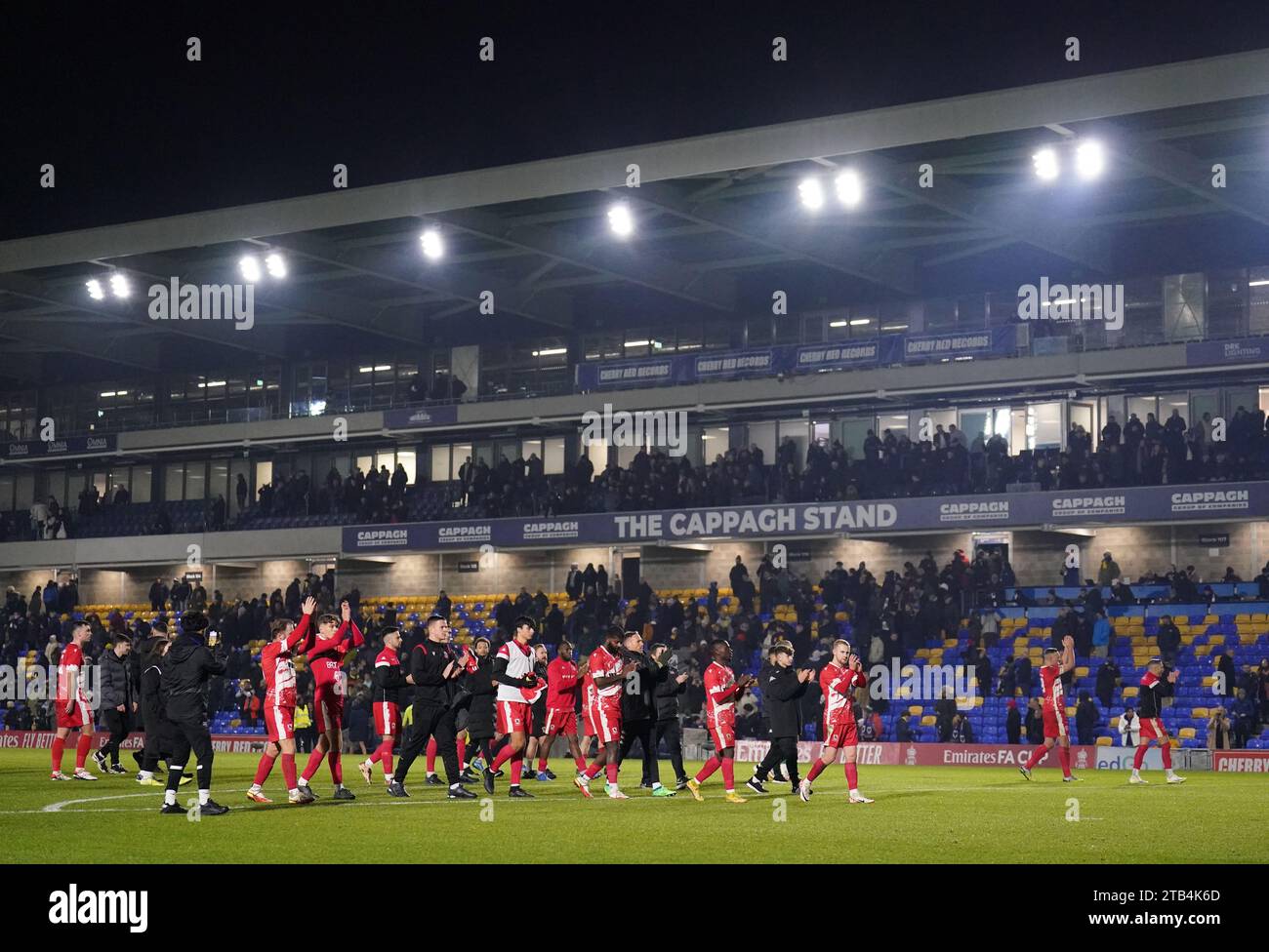 Ramsgate players after the Emirates FA Cup, second round match at ...