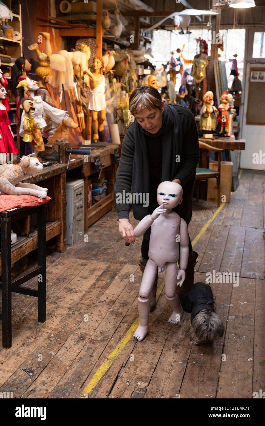 Renowned puppetry artist Lyndie Wright opens her workshop showcasing ...