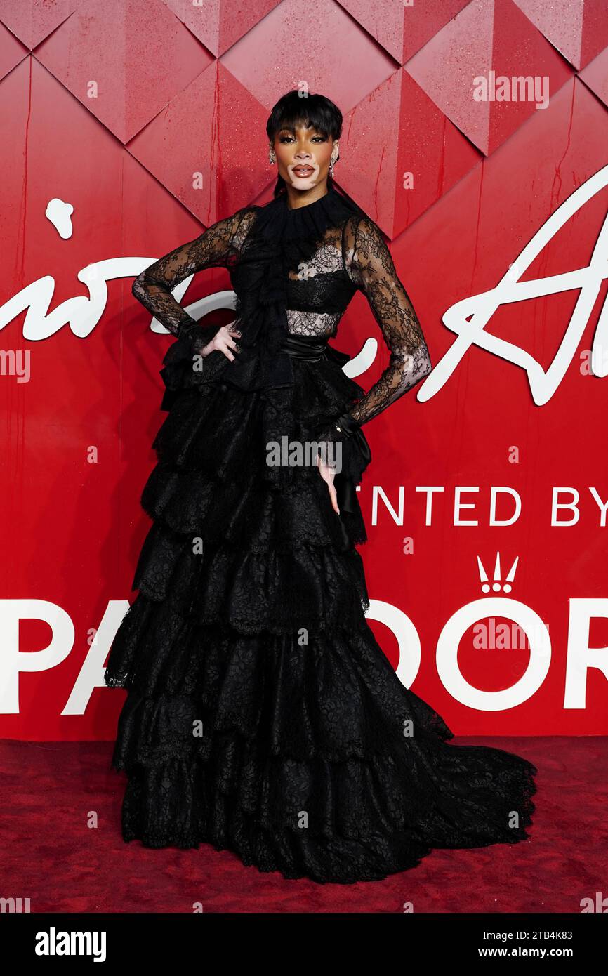 Winnie Harlow attending the Fashion Awards 2023 presented by Pandora ...