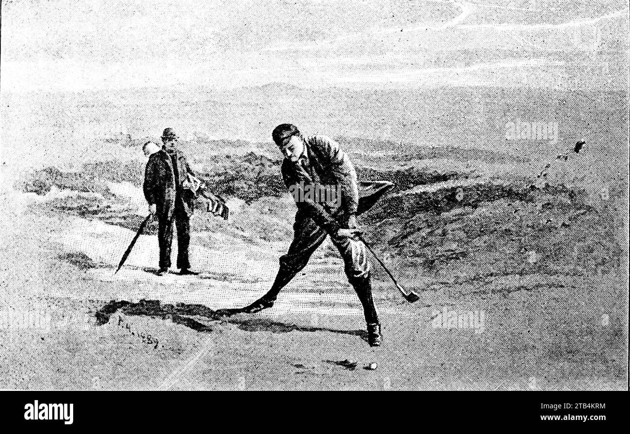 Agriculture, by T. Hodge, c1889. From an illustration about golf ...